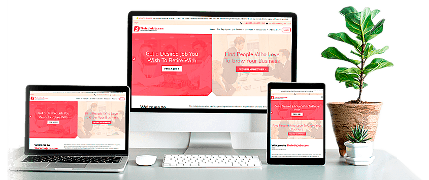 TheIndiaJobs - Website Design Customization by AccuWebTech